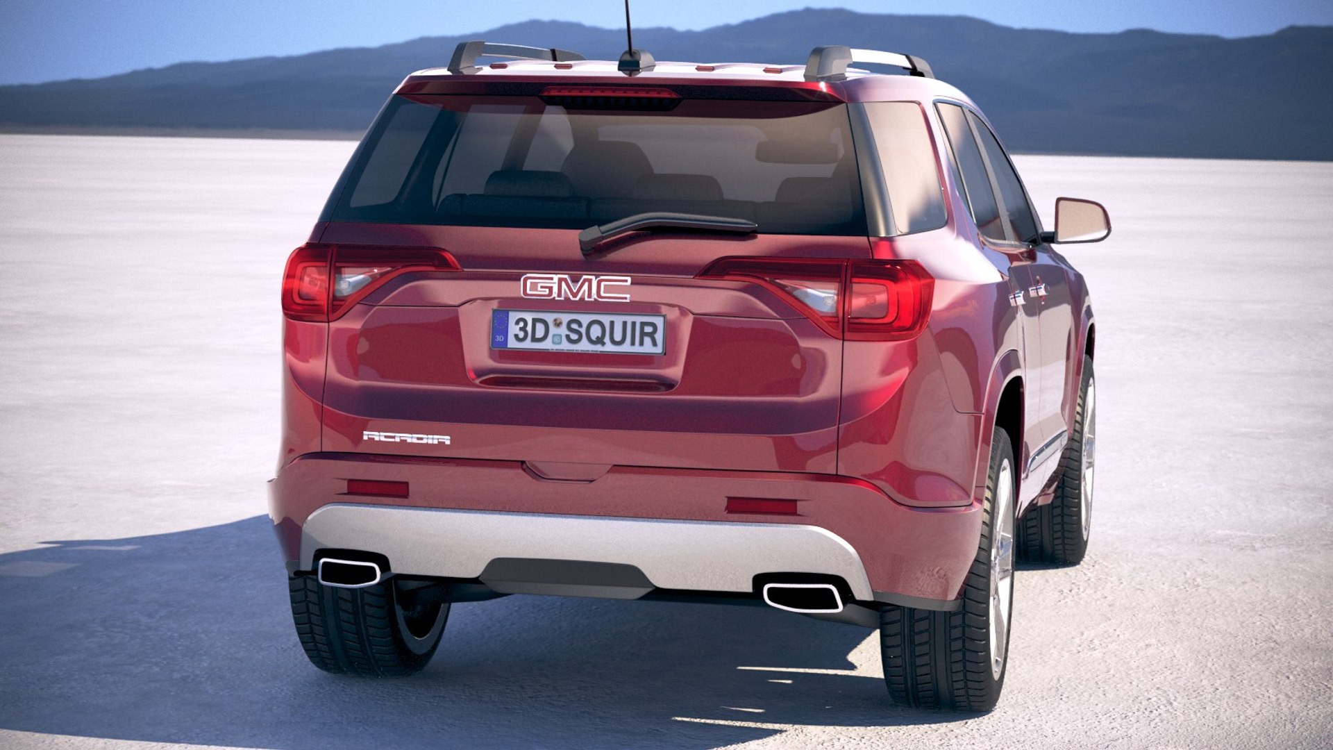 Gmc Acadia 2017 3D Model - TurboSquid 1374758