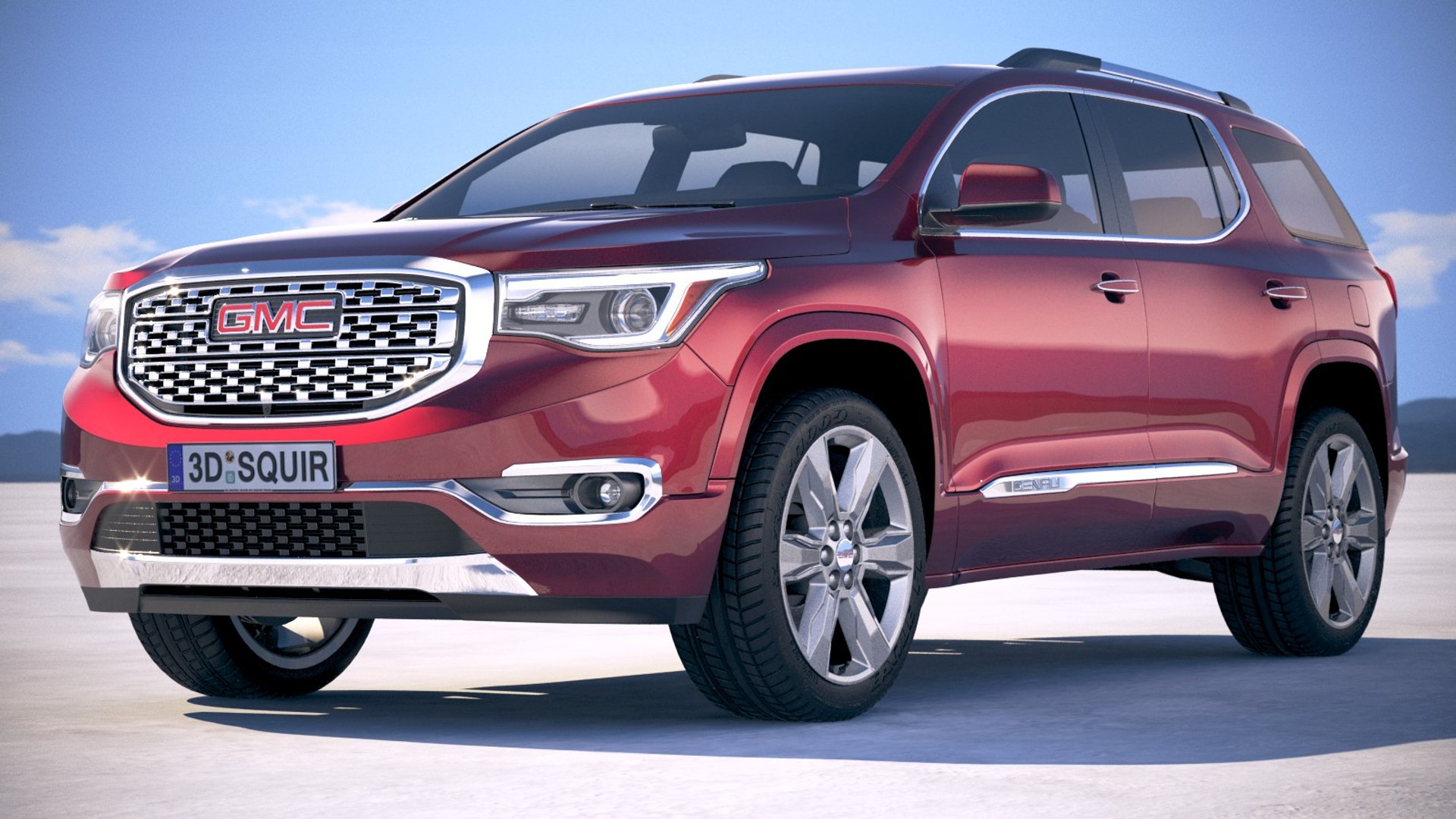 Gmc Acadia 2017 3D Model - TurboSquid 1374758