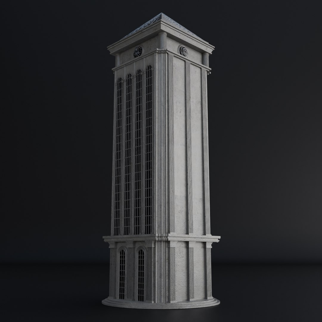 Scifi Steampunk Building 3D Model - TurboSquid 1573700