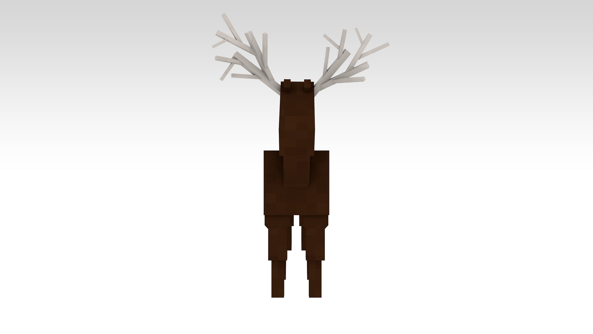 3d Model Deer Minecraft Maxel
