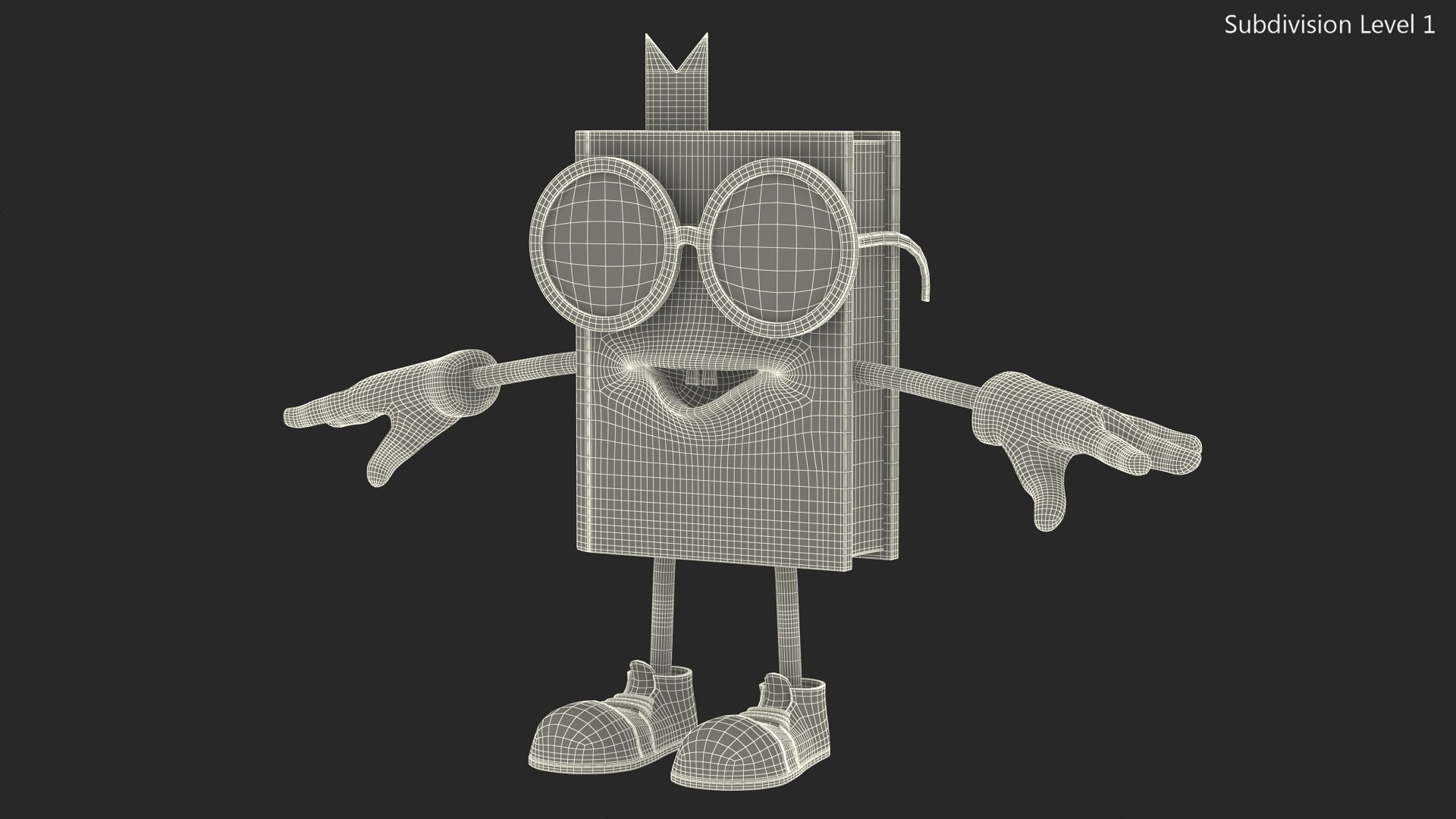 3D Cartoon Red Book Rigged - TurboSquid 2130222