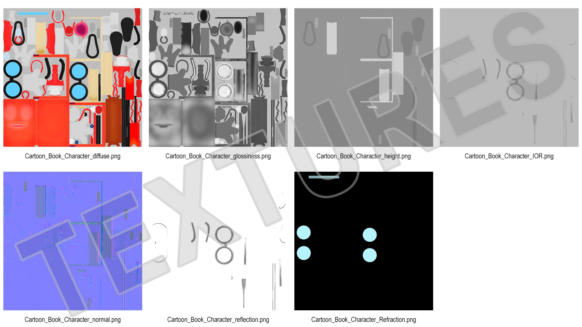 3D Cartoon Red Book Rigged - TurboSquid 2130222