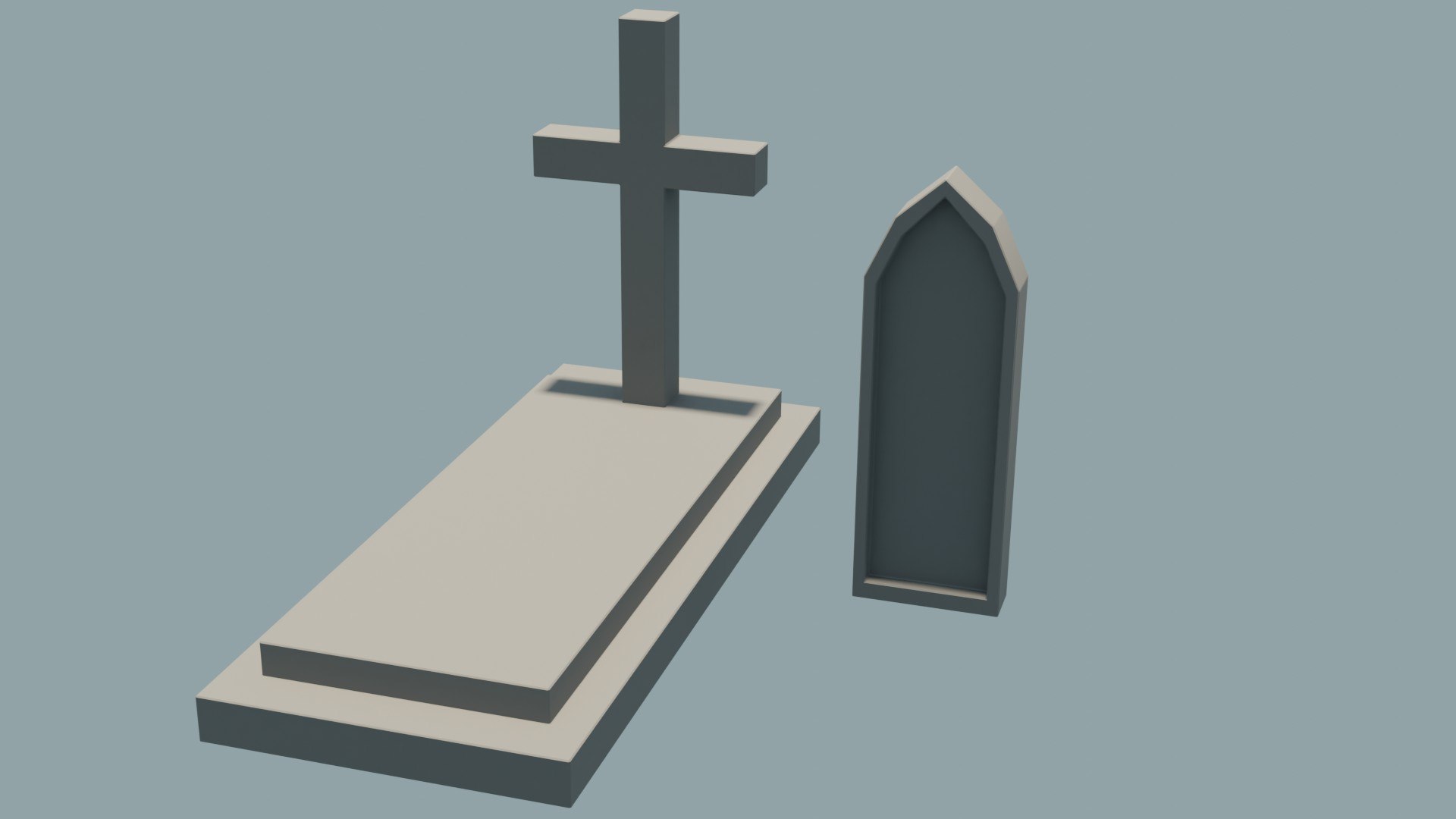 Free 3D Grave Graveyard Model - TurboSquid 1710240