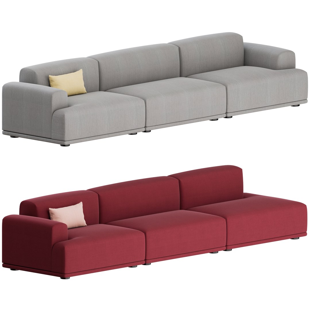 Sofa 3 seater 01 3D model - TurboSquid 1710378