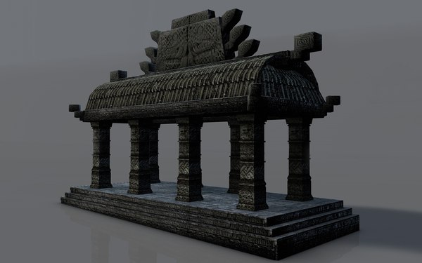 Aztec small temple 3D model - TurboSquid 1357381
