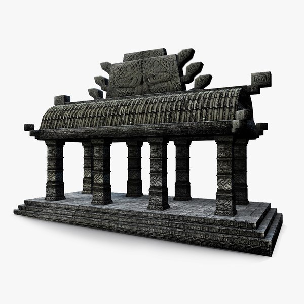 Aztec small temple 3D model - TurboSquid 1357381