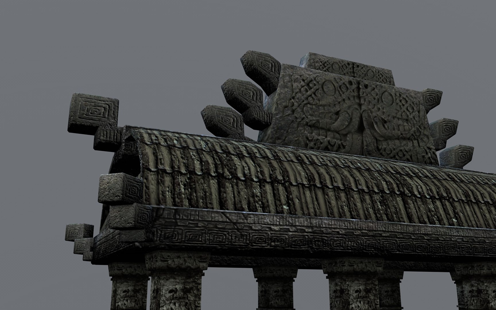 Aztec small temple 3D model - TurboSquid 1357381