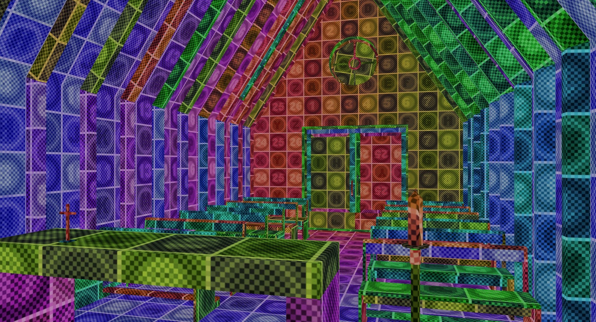 Chapel church architecture 3D model - TurboSquid 1462946