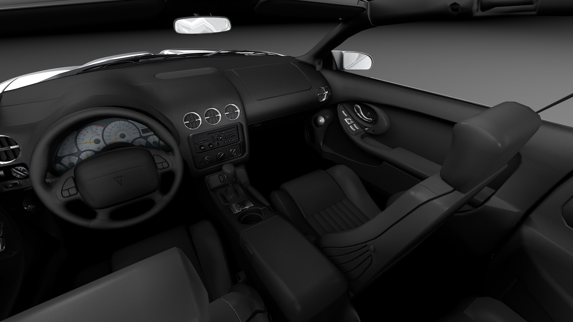 3dsmax Pontiac Firebird Transam 1999