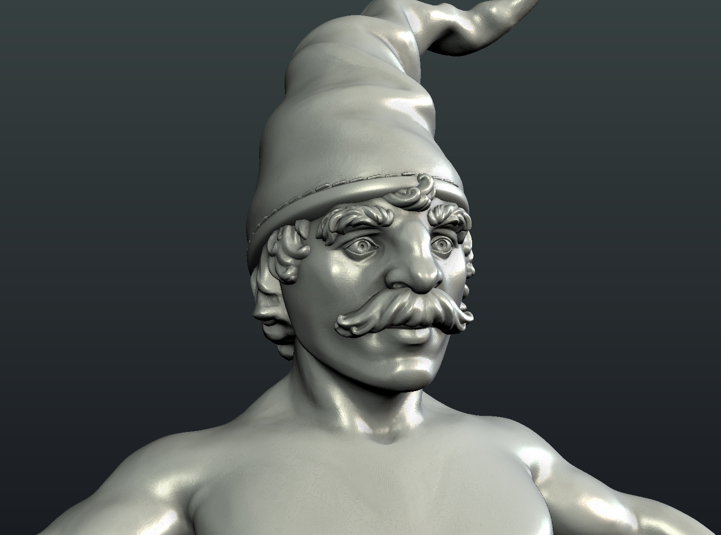 Print ready gnome figure 3D - TurboSquid 1362490