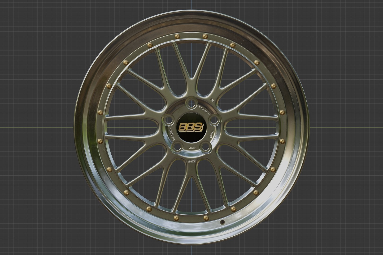 3D model BBS LM Car wheel - TurboSquid 1759404