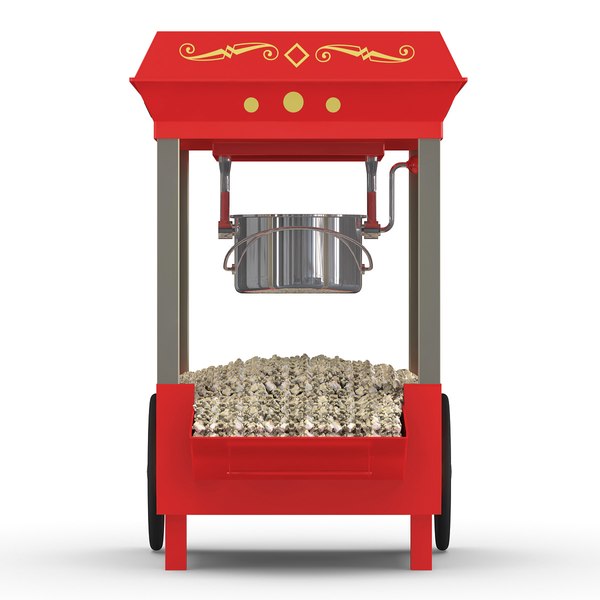popcorn machine 3d model
