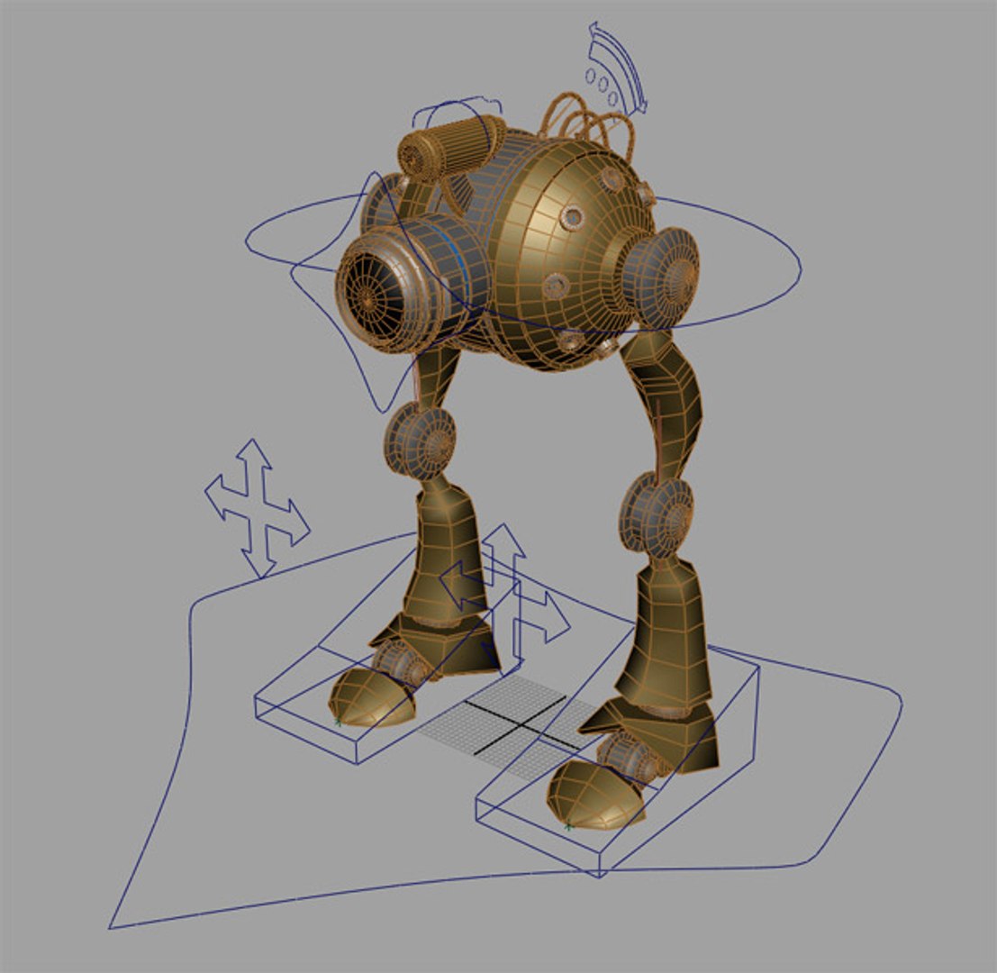 Camera Bot 3d Model