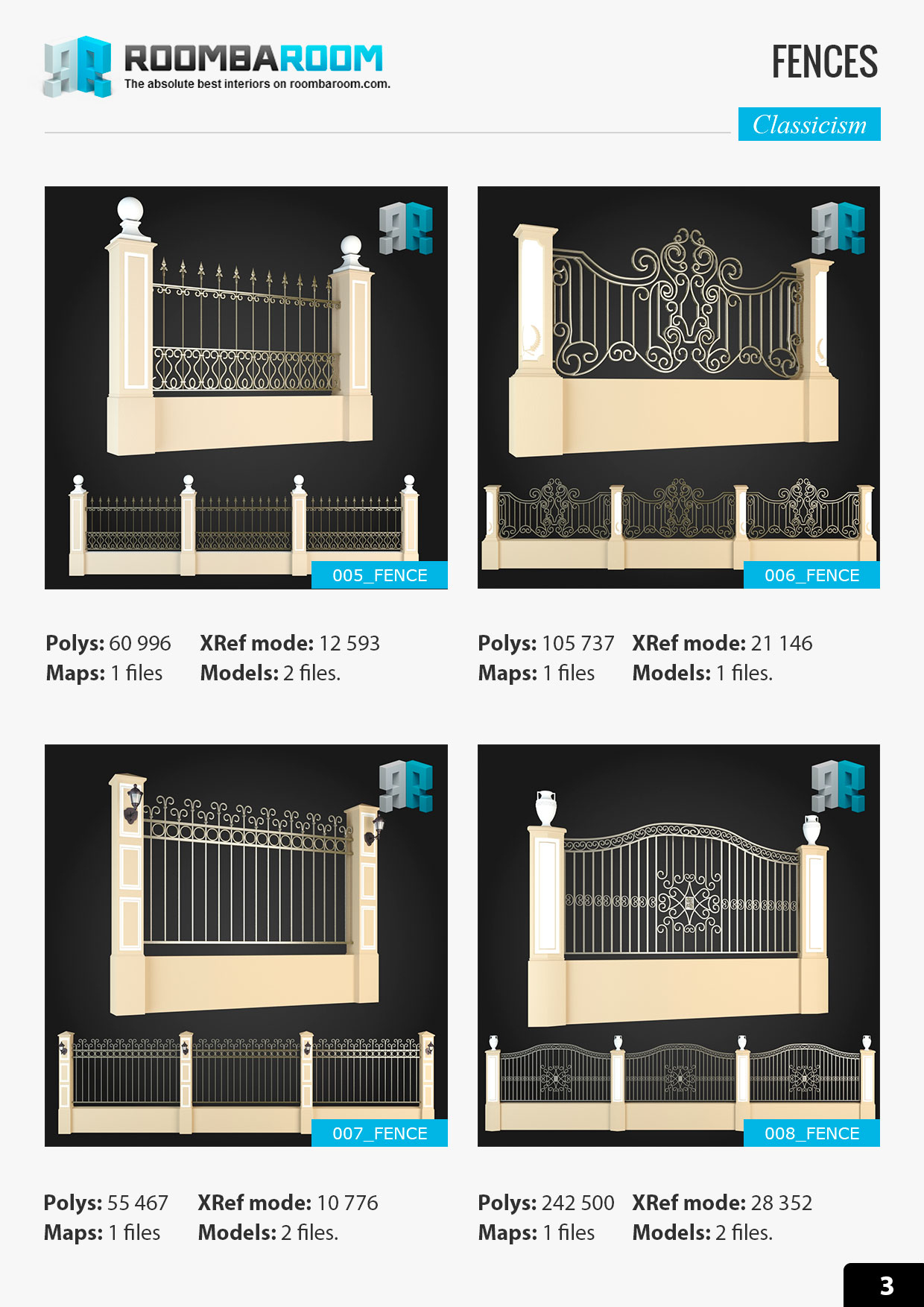 3d architectural modules