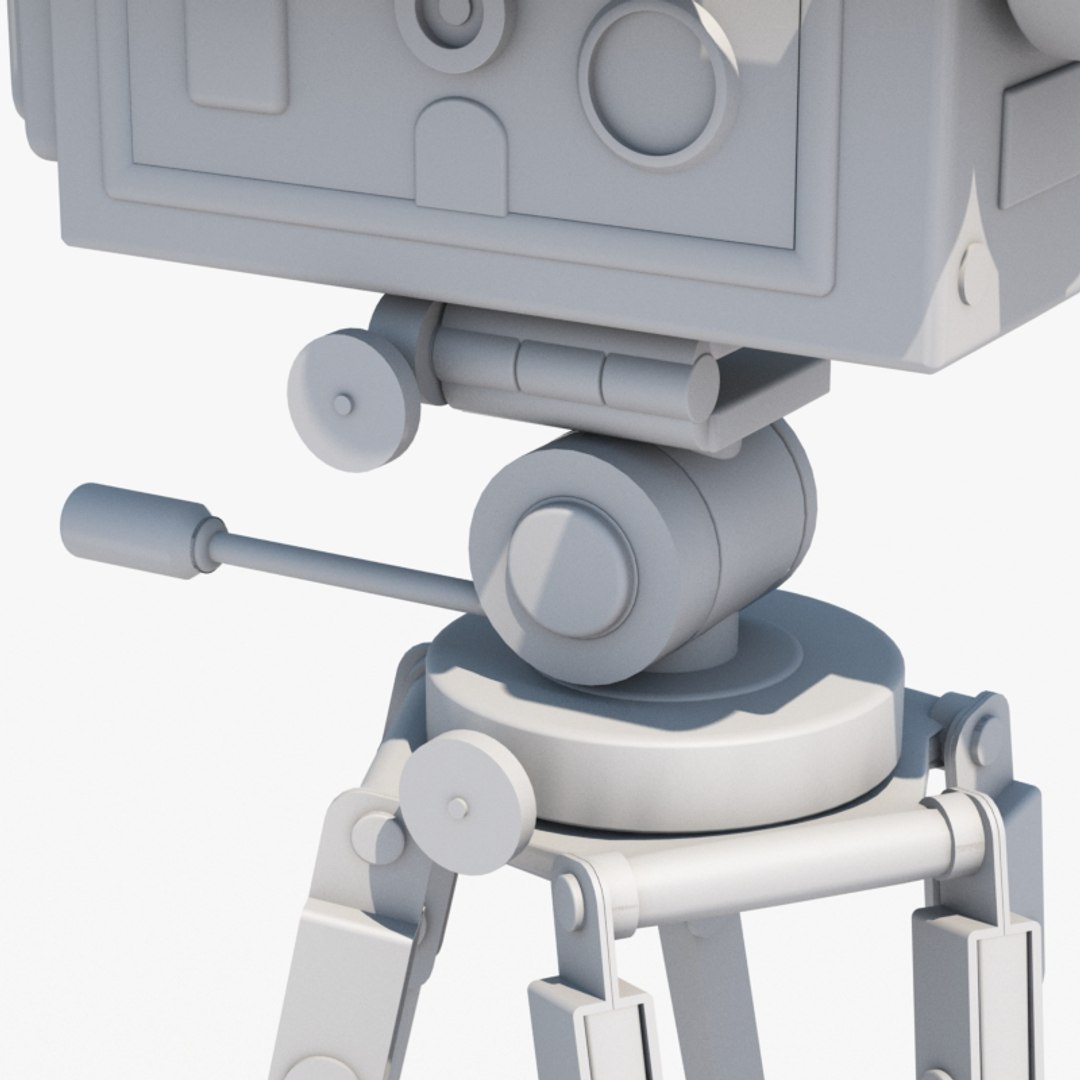 3d Model Film Movie Camera