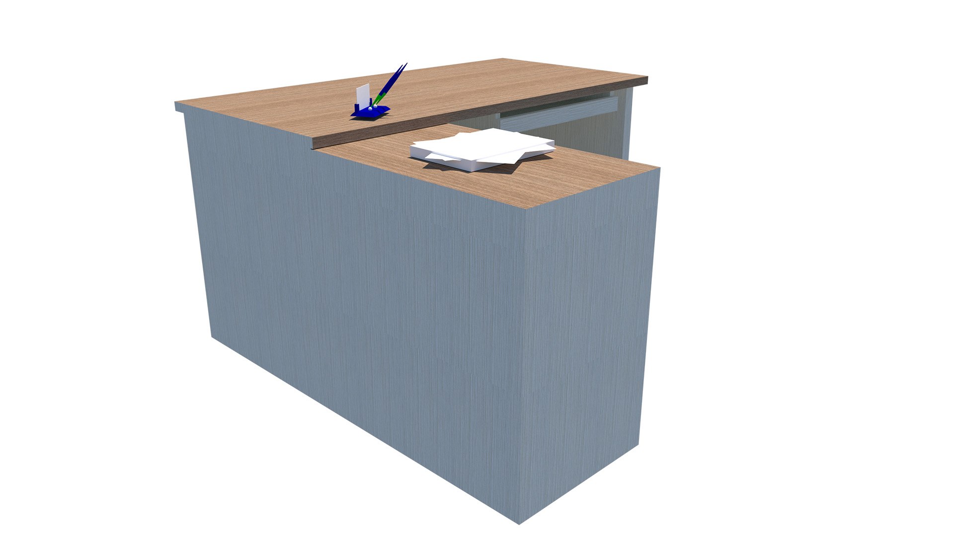 3D Model ADMIN DESK - TurboSquid 2052098