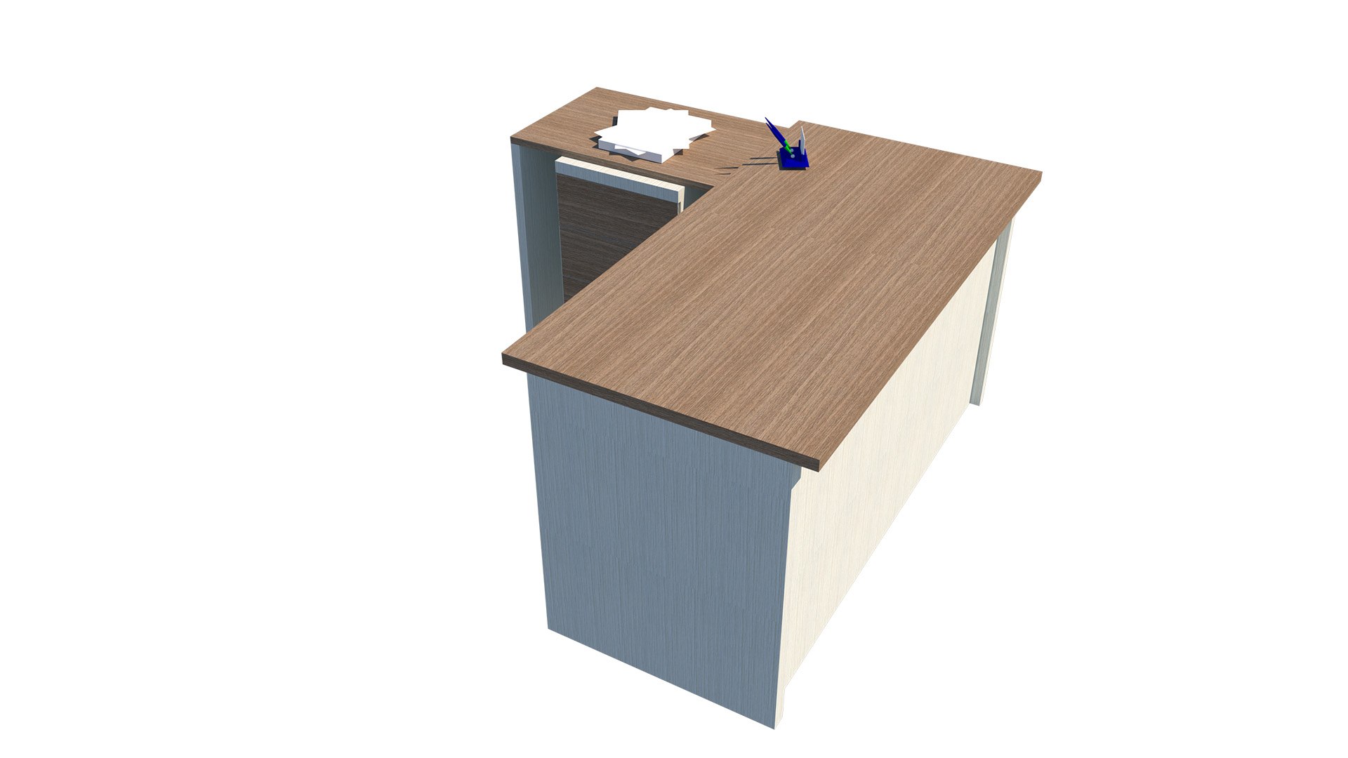 3D Model ADMIN DESK - TurboSquid 2052098