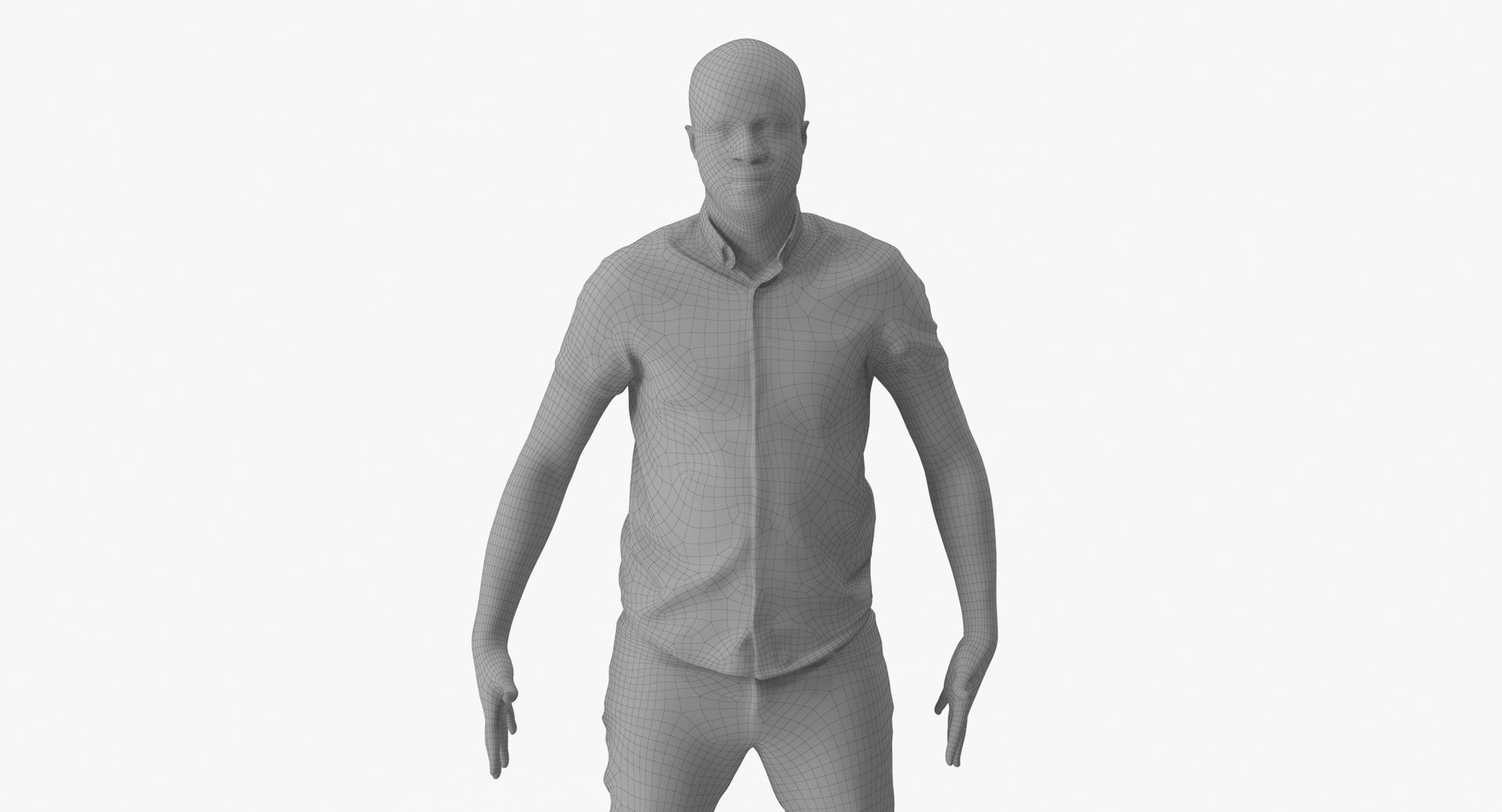 3D Calvin Casual Spring A Pose model - TurboSquid 2018236