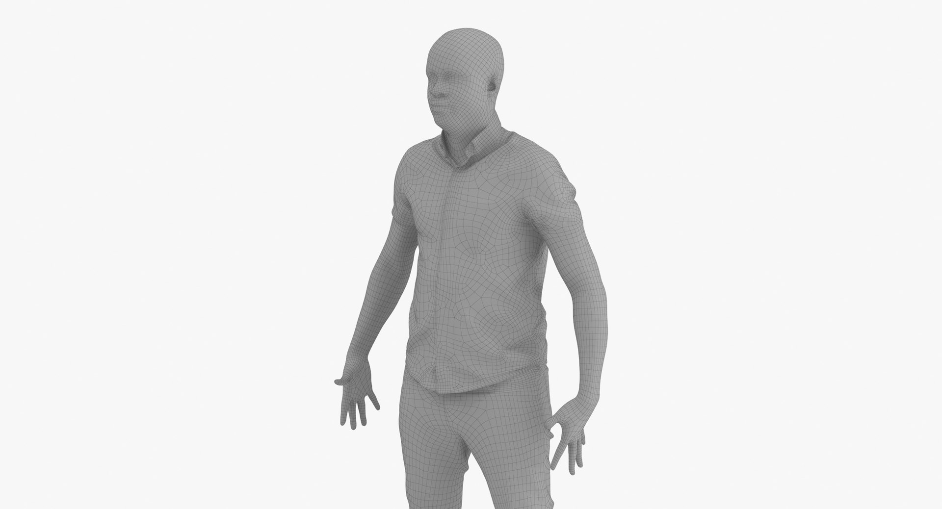 3D Calvin Casual Spring A Pose model - TurboSquid 2018236