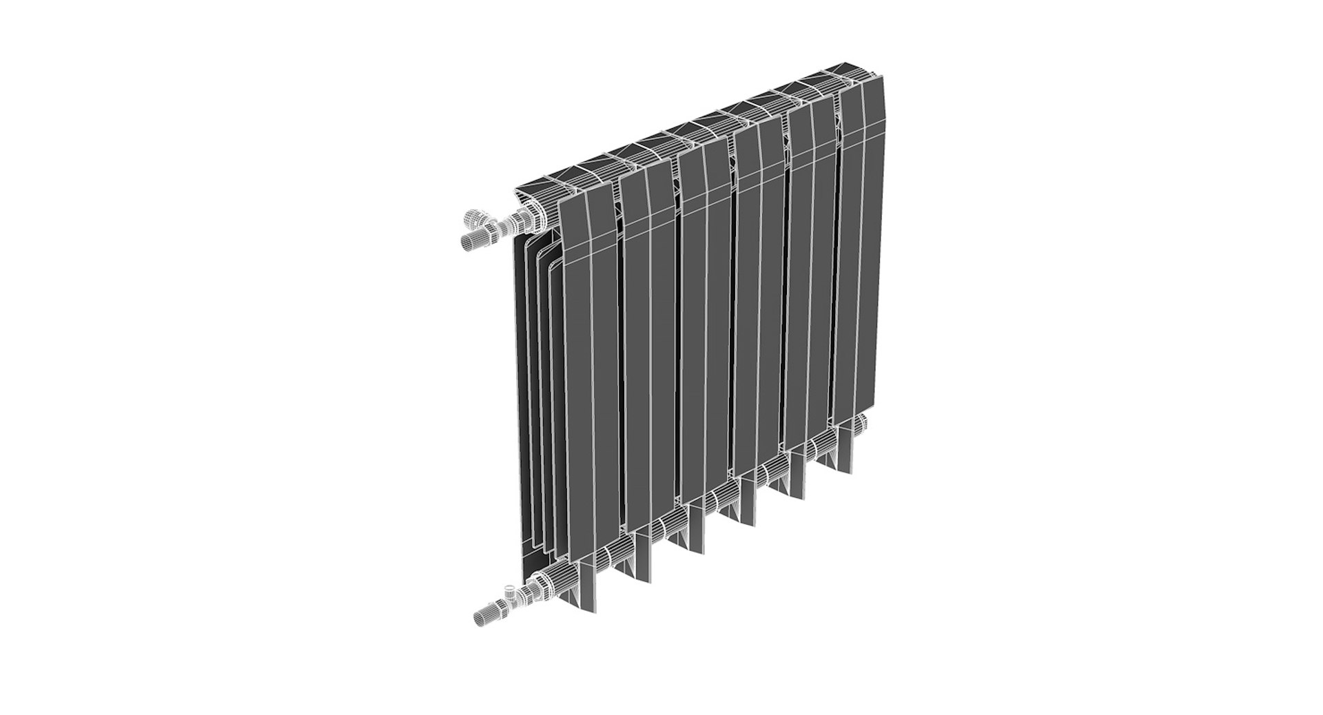 3D Central Heating Radiator Model - TurboSquid 1501124