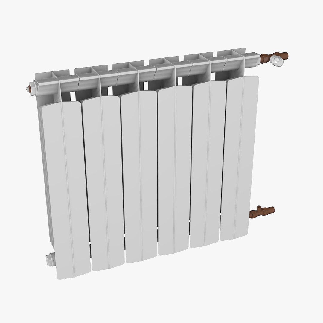 3D central heating radiator model - TurboSquid 1501124