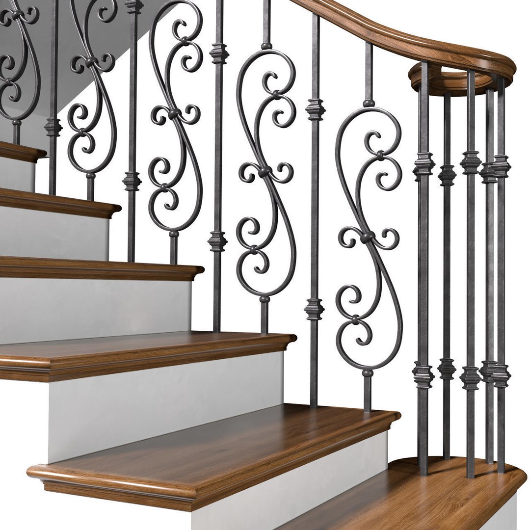 Classic Interior Stair 3D Model 3D - TurboSquid 1909894