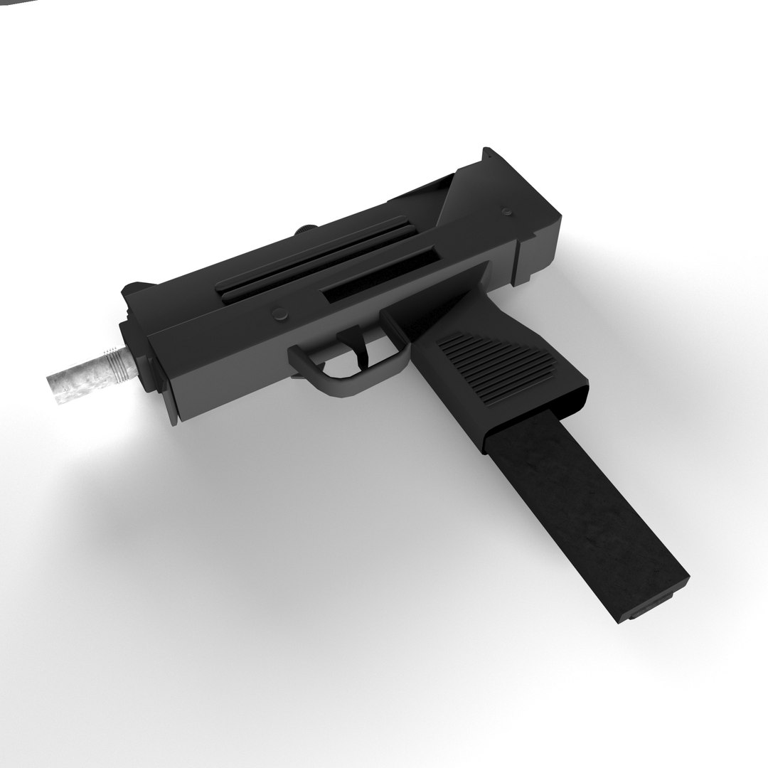 Uzi Gun 3D - TurboSquid 1583939