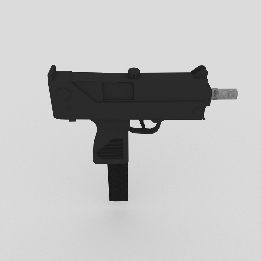 Uzi Gun 3D - TurboSquid 1583939