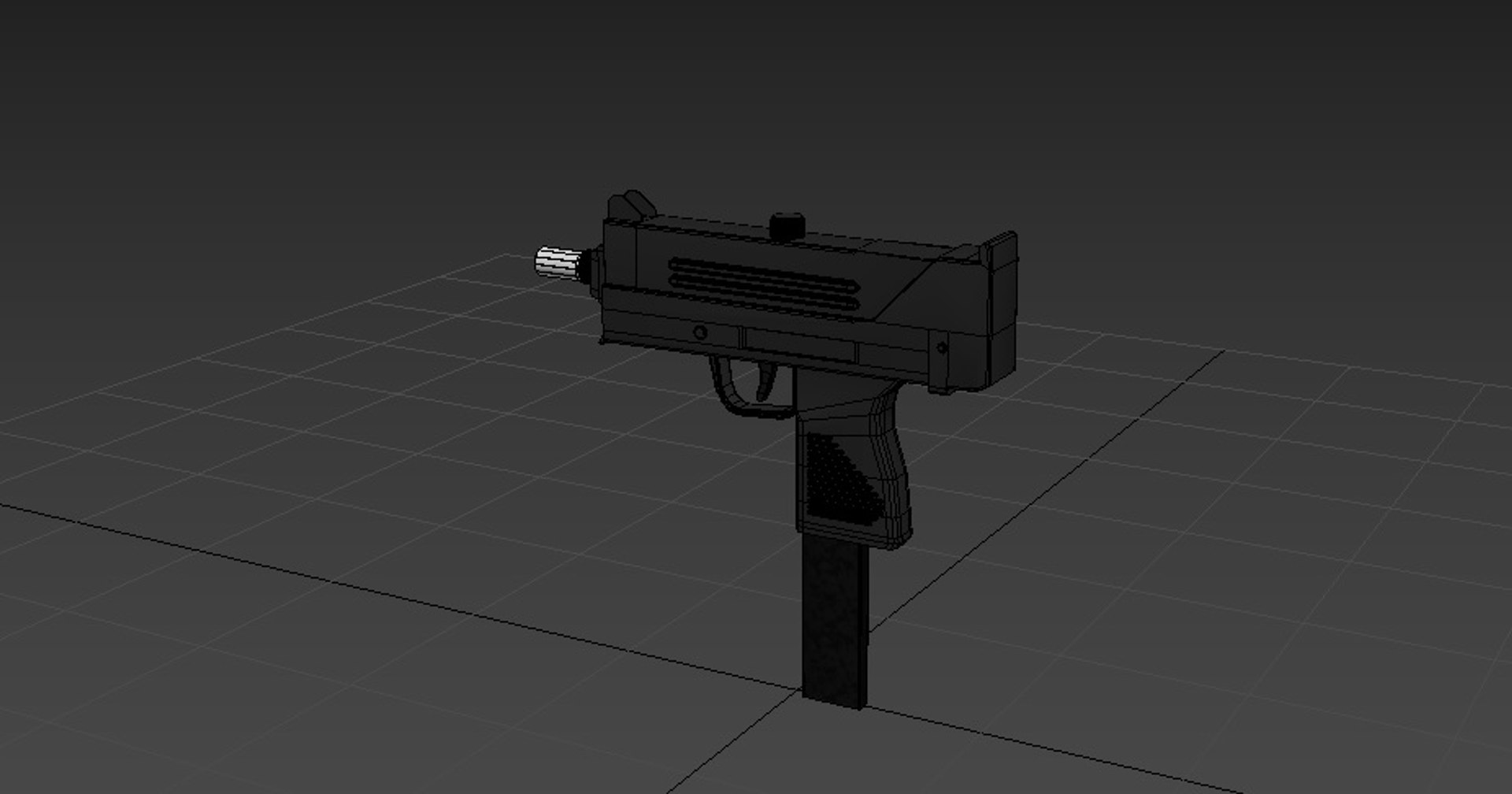 Uzi Gun 3D - TurboSquid 1583939