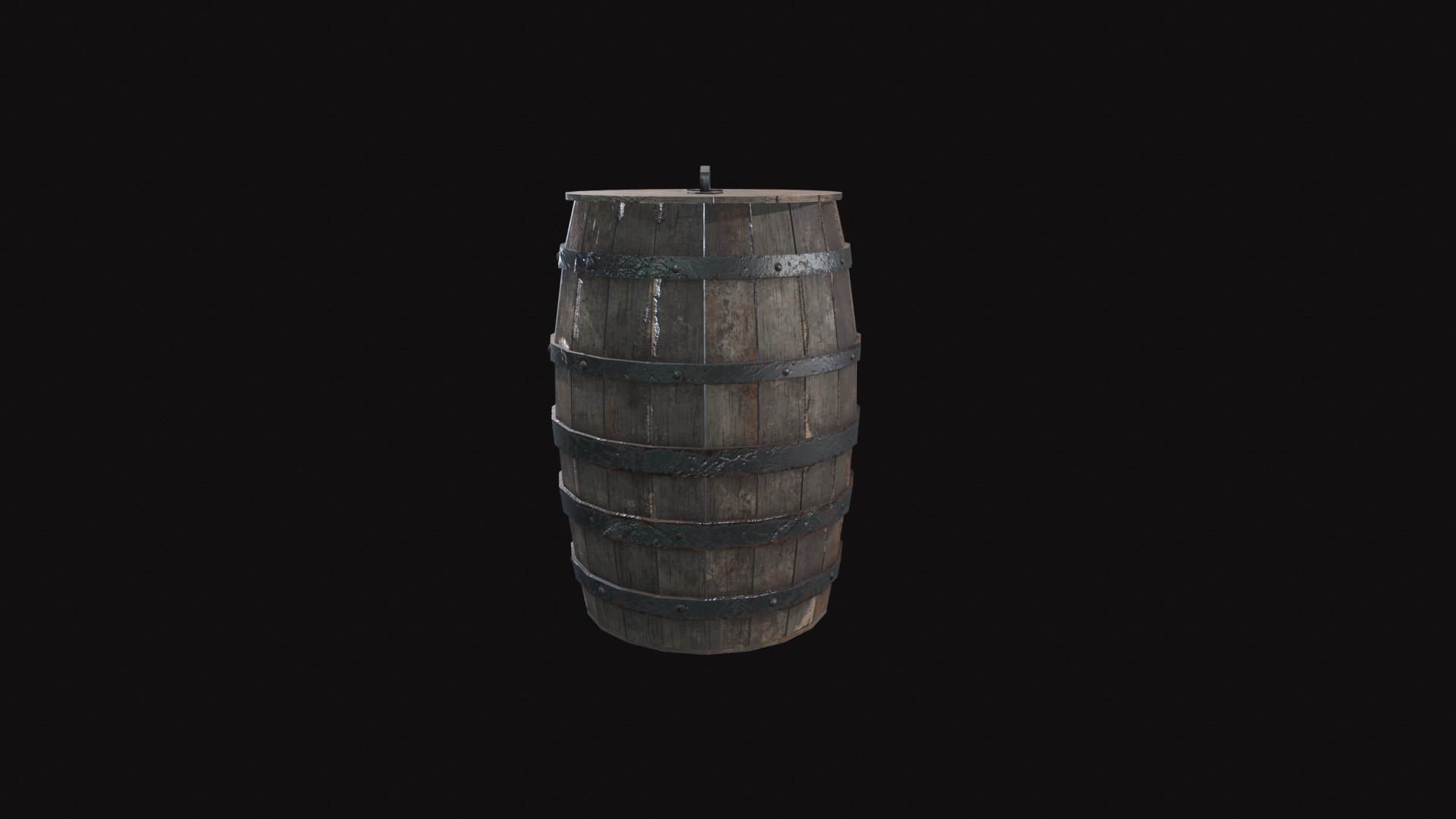 Medieval Wooden Barrel 3D - TurboSquid 2310044