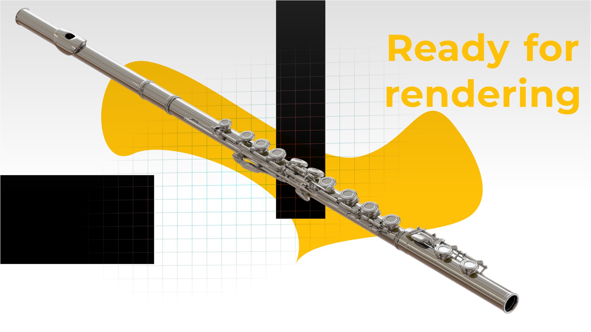 3D 3d Model Of A Transverse Flute - TurboSquid 2333723