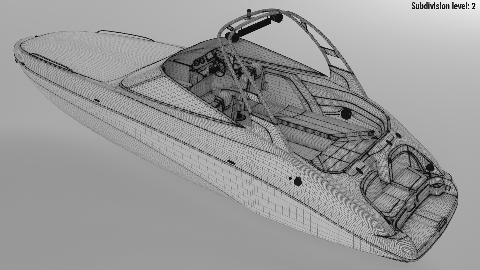 3D Luxury Motorboat - TurboSquid 1515868