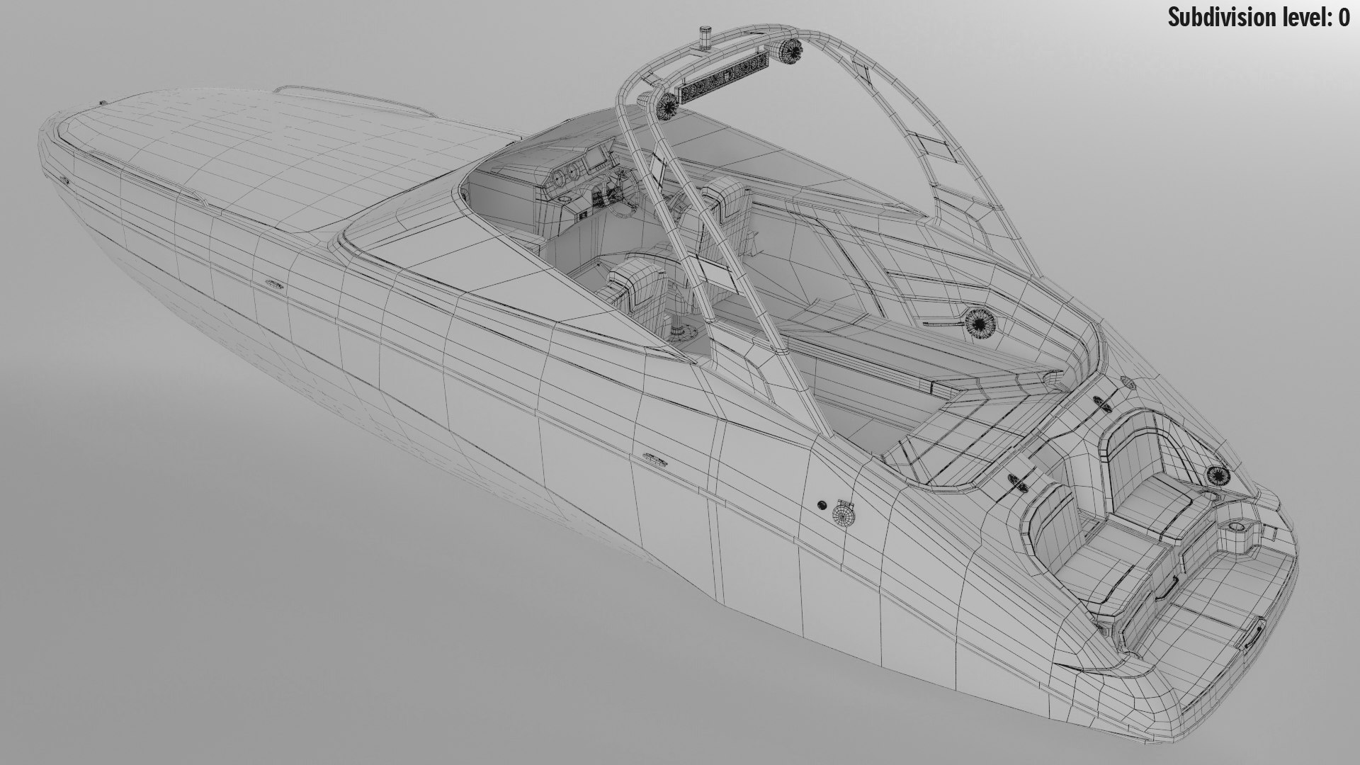 3D Luxury Motorboat - TurboSquid 1515868