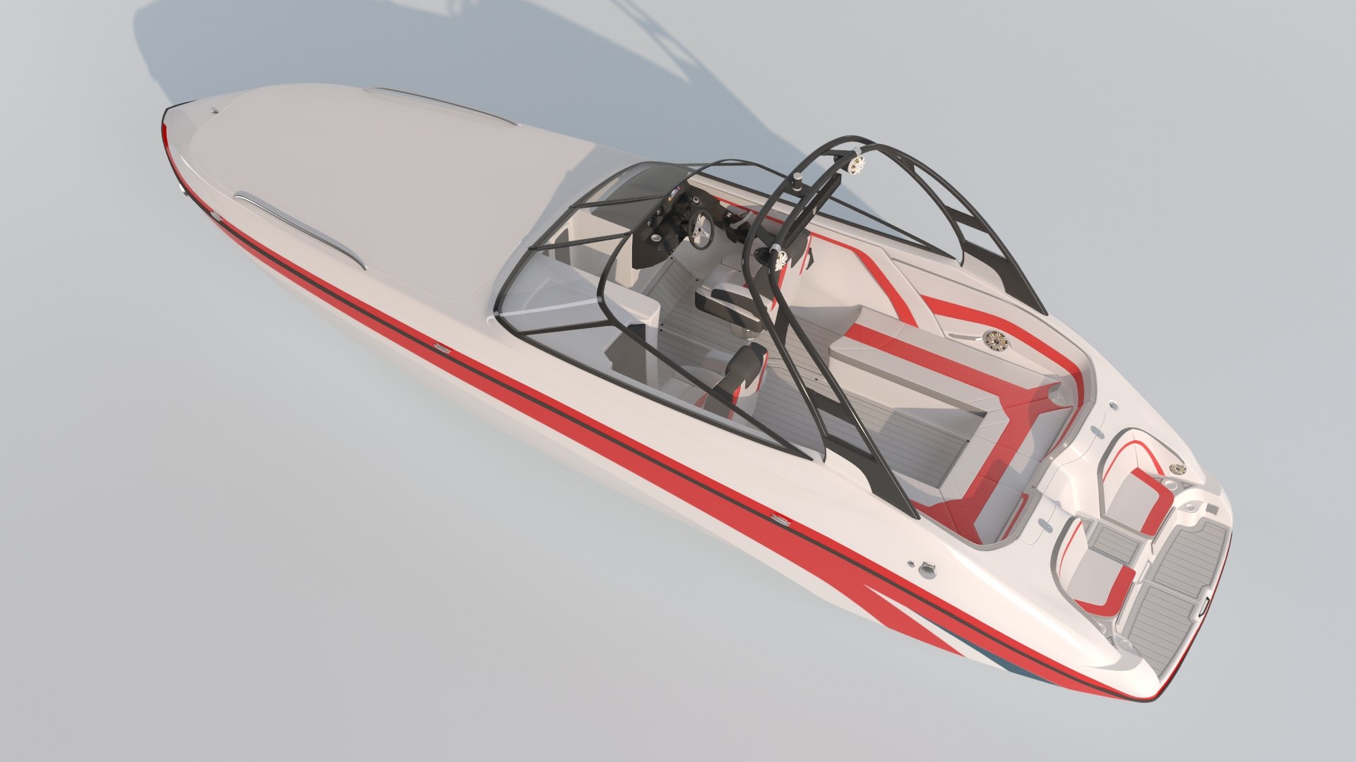 3D Luxury Motorboat - TurboSquid 1515868