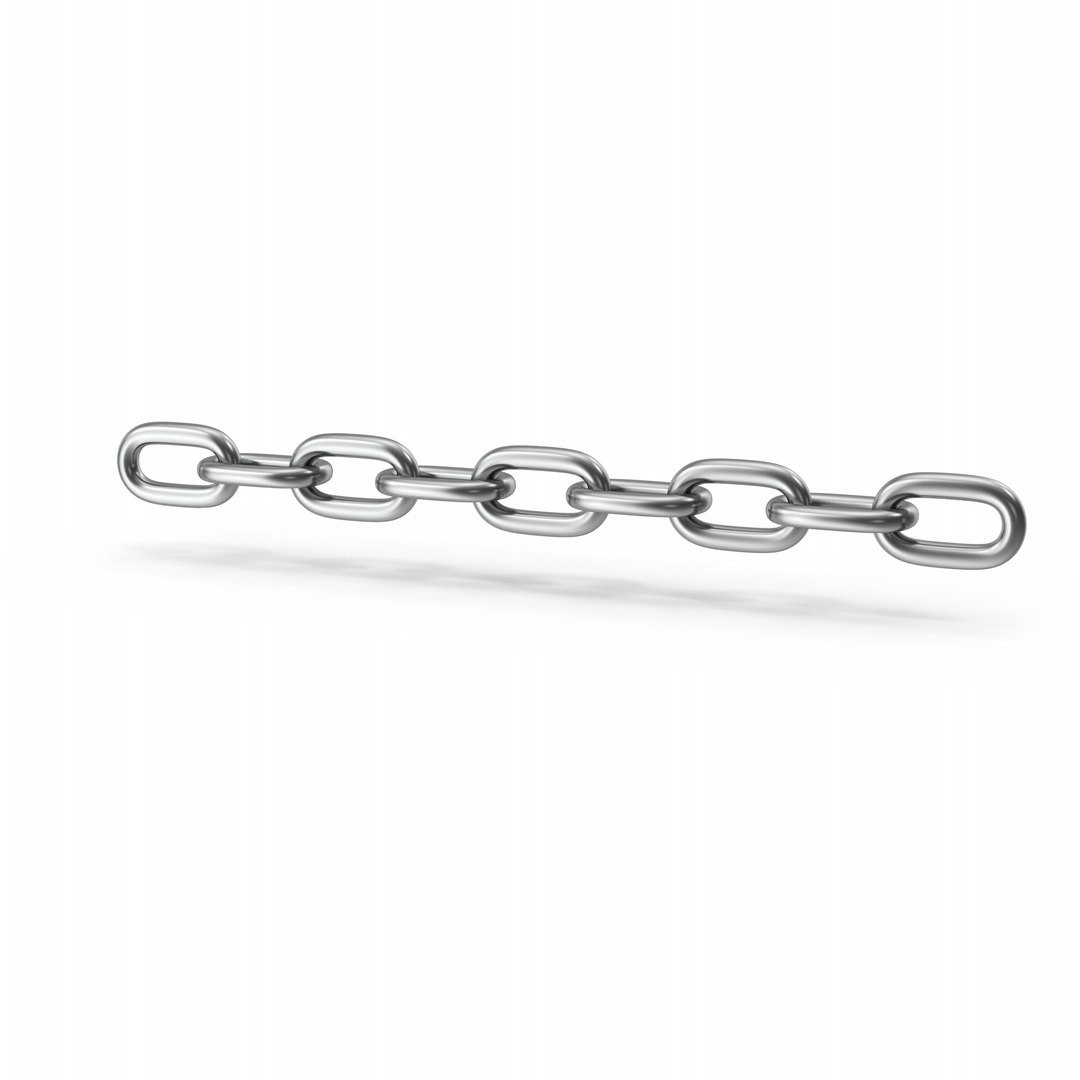 Steel Chain 3D Model - TurboSquid 2262561