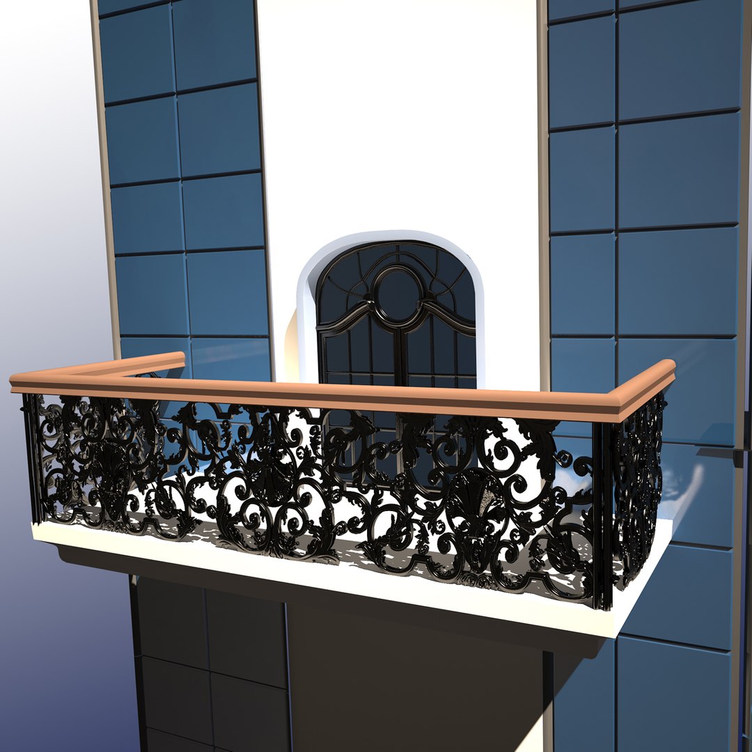 3d Ferforje Balcony