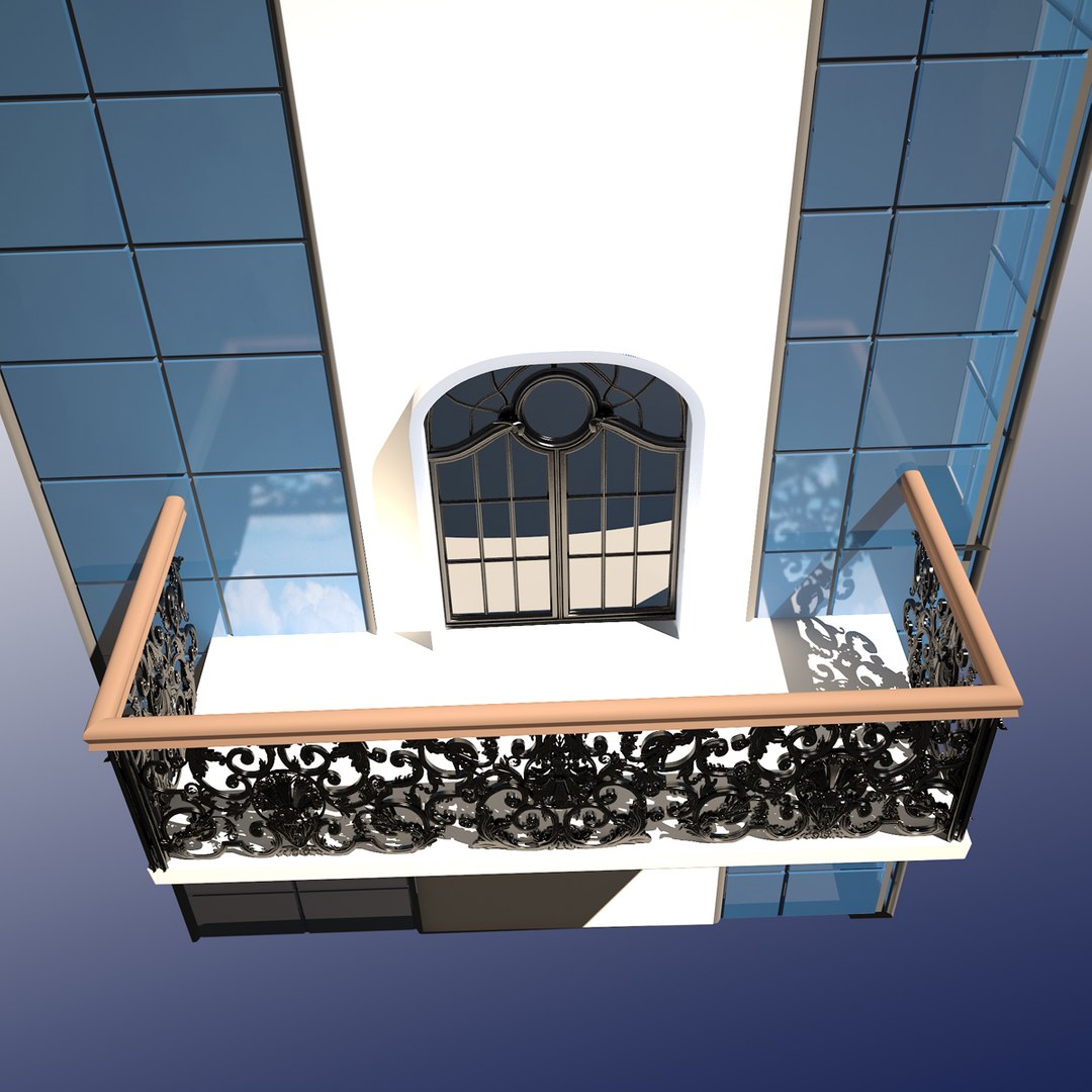3d Ferforje Balcony