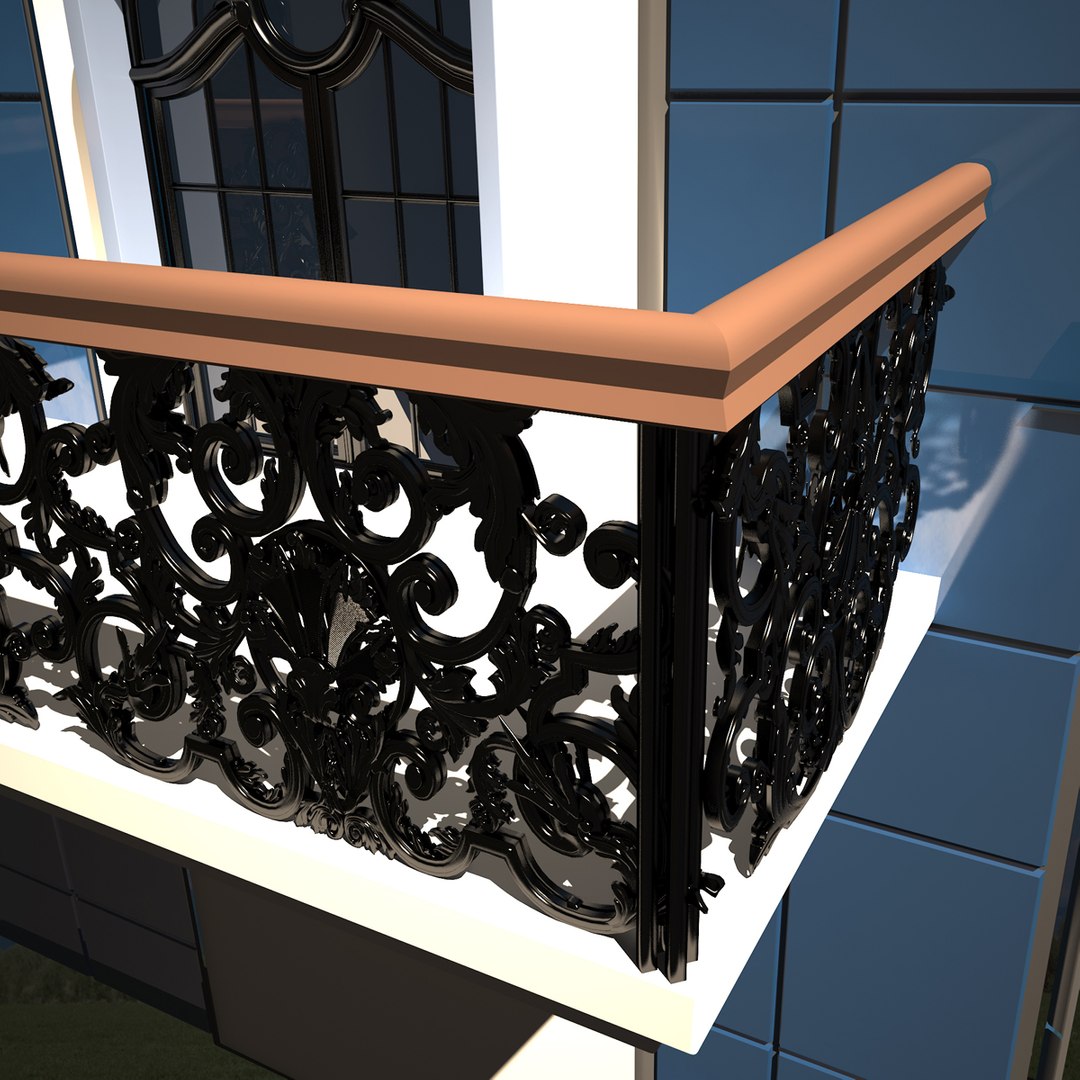 3d Ferforje Balcony