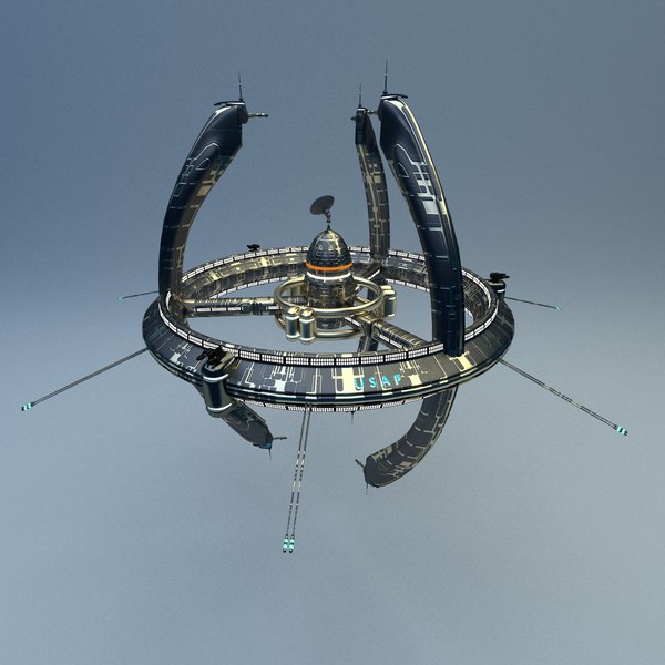 3d model spacestation