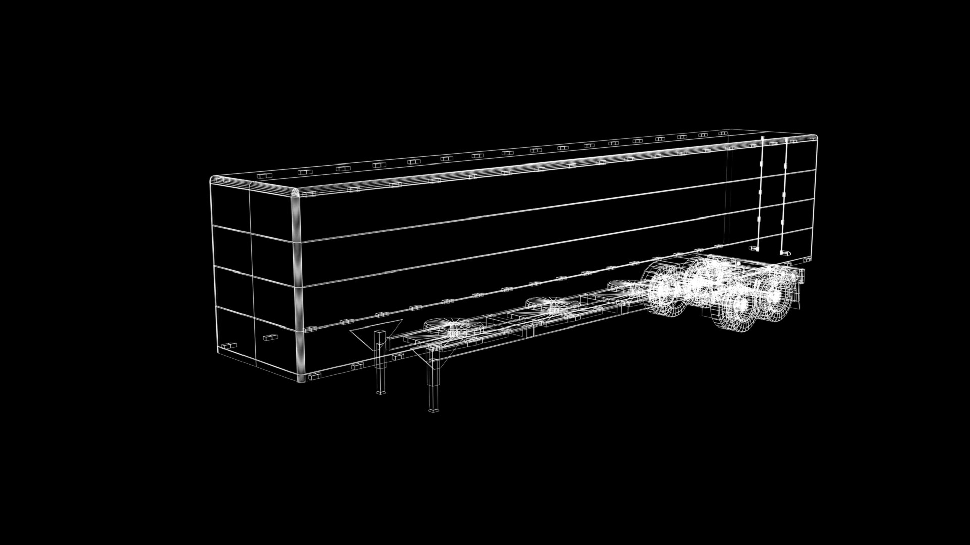 3D Model Cargo Trailer - TurboSquid 2008041