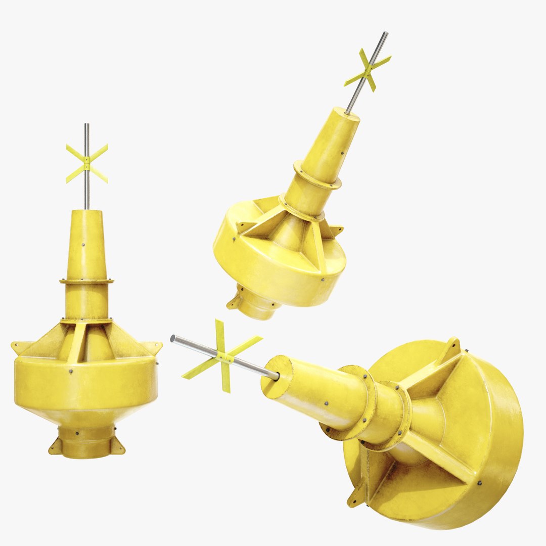 Cardinal Lateral Buoy 3D - TurboSquid 1307759