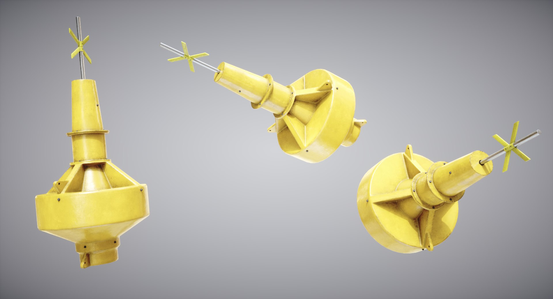 Cardinal Lateral Buoy 3D - TurboSquid 1307759