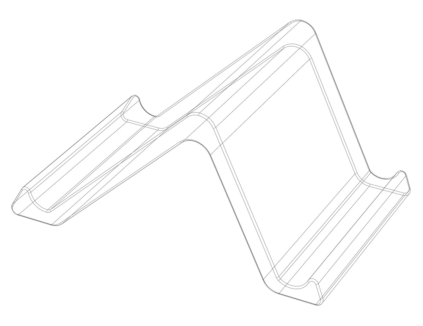 Plastic Stand Holder for Tablets model - TurboSquid 2175932