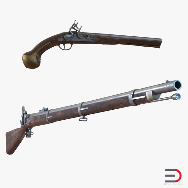 Free 3D Musket Models | TurboSquid