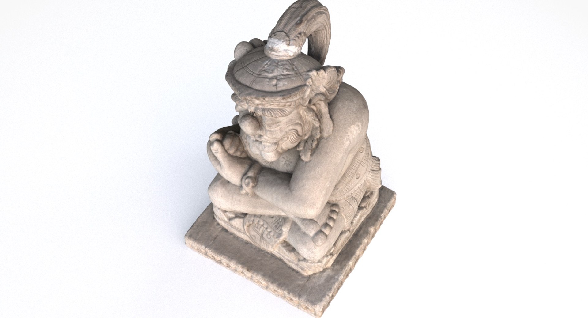 3D Model Balinese Guardian Statue - TurboSquid 1407579