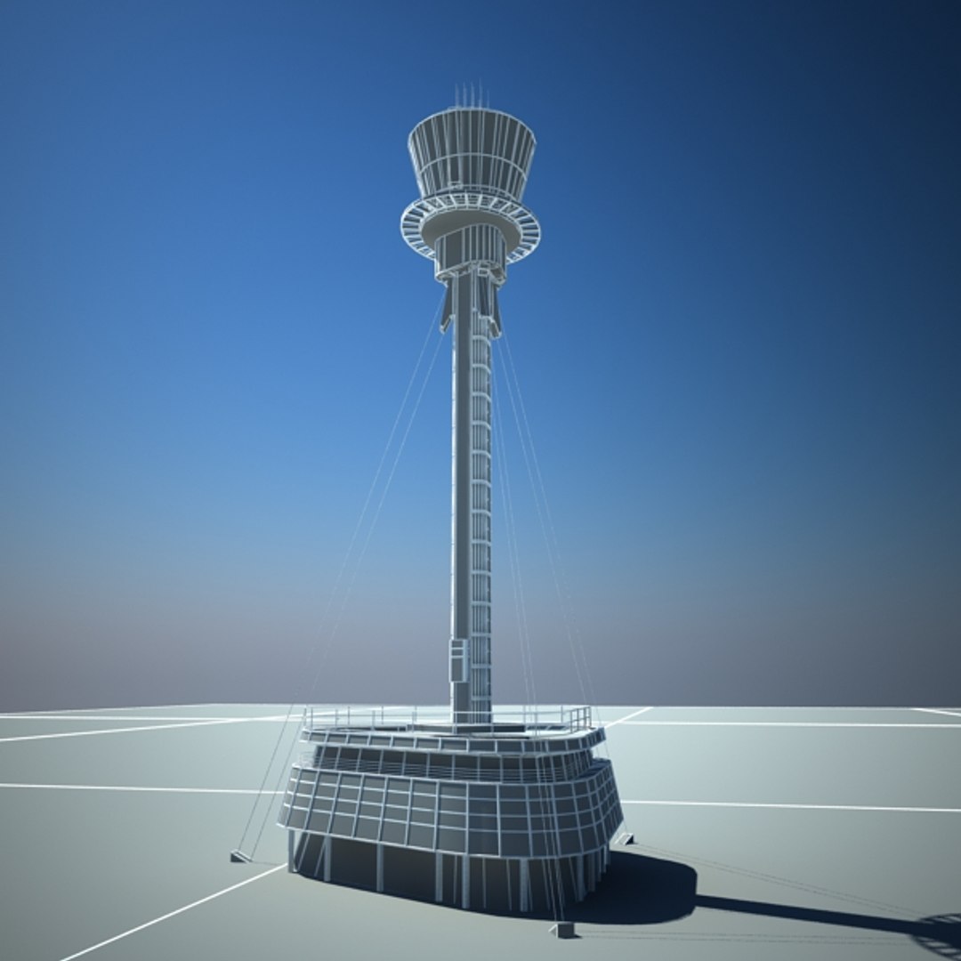 3ds London Heathrow Control Tower