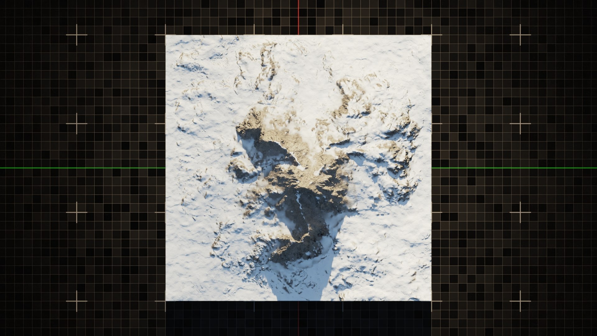3D Model Tundra Mountain Terrain 2 - TurboSquid 2282388