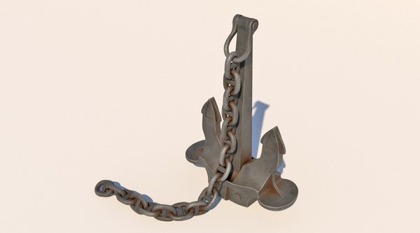 Union type anchor 3D - TurboSquid 1290269