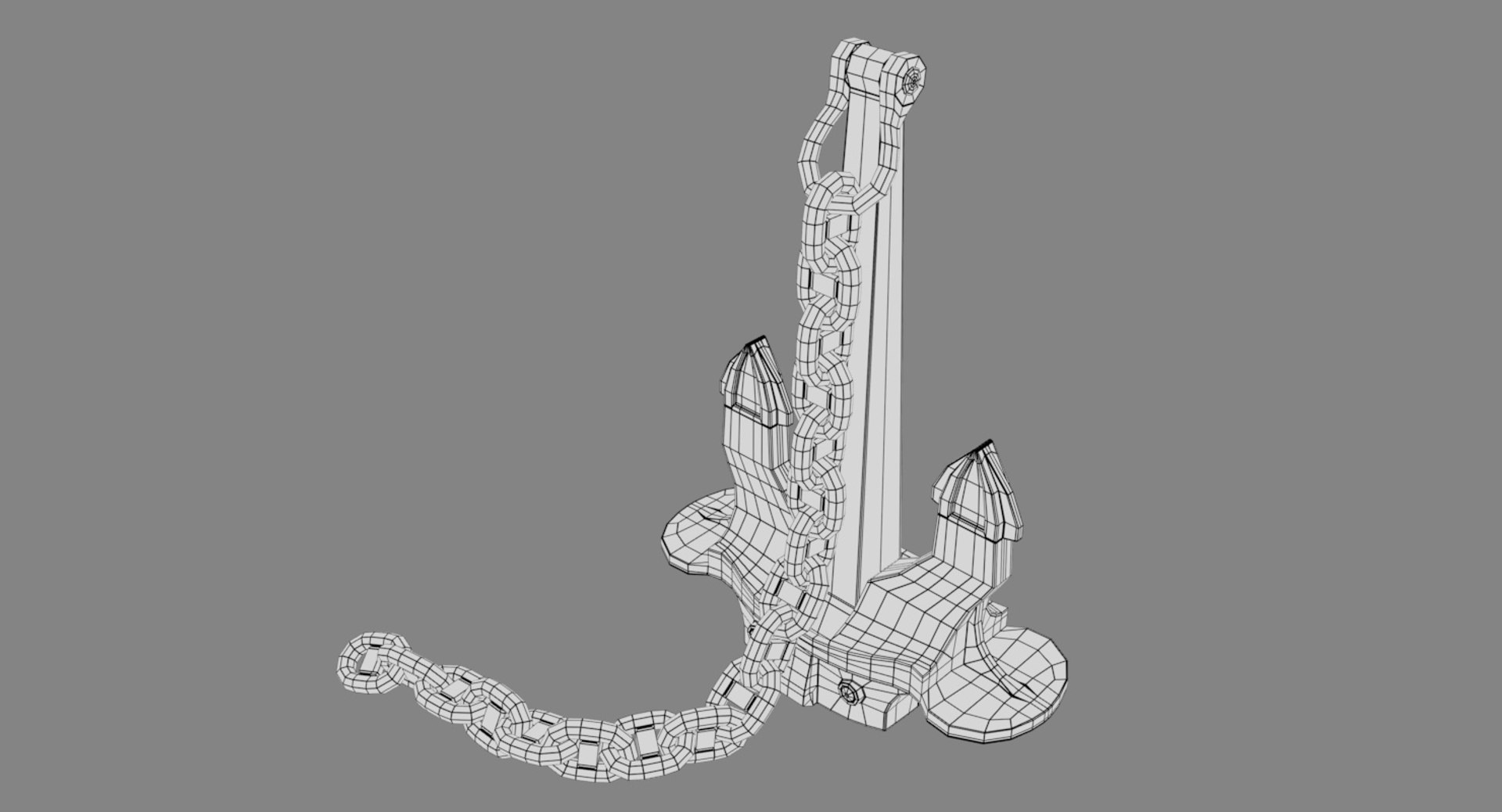 Union Type Anchor 3D - TurboSquid 1290269