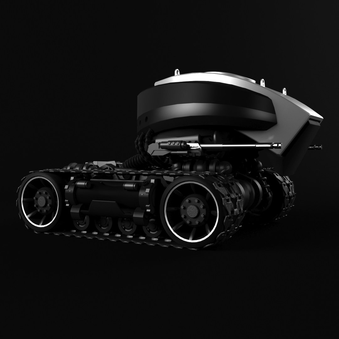 Robot Caterpillars Bot 3D - TurboSquid 1349565